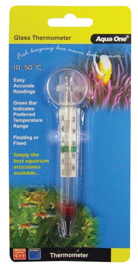 Aqua One Glass Thermometer